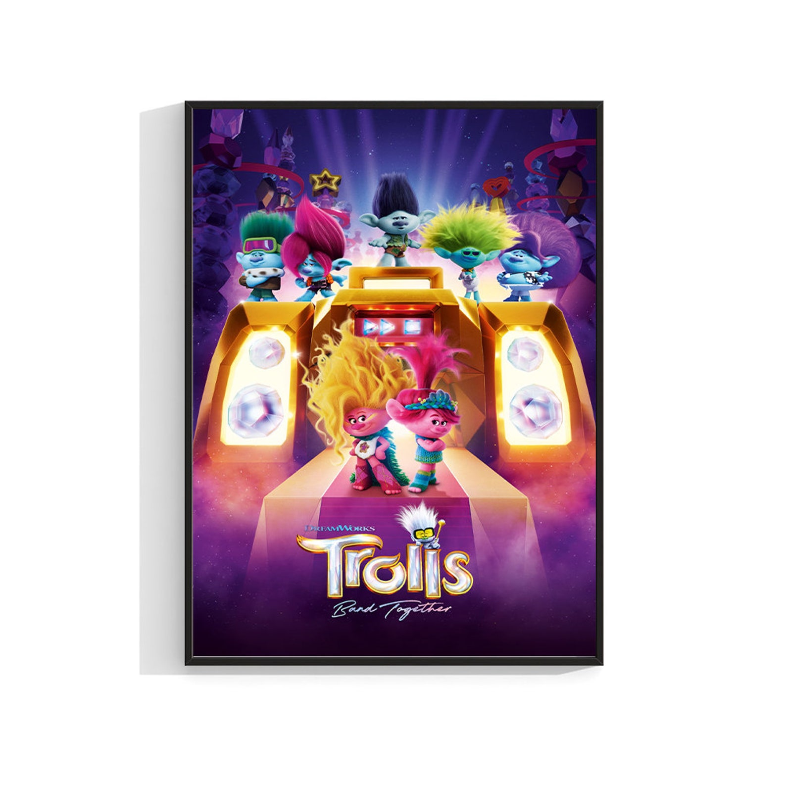 Trolls Band Together New 2023 Movie Poster Cinema Print Film A5 A4 A3 ...