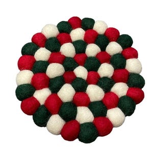 Felt Ball Cushion Small - Etsy