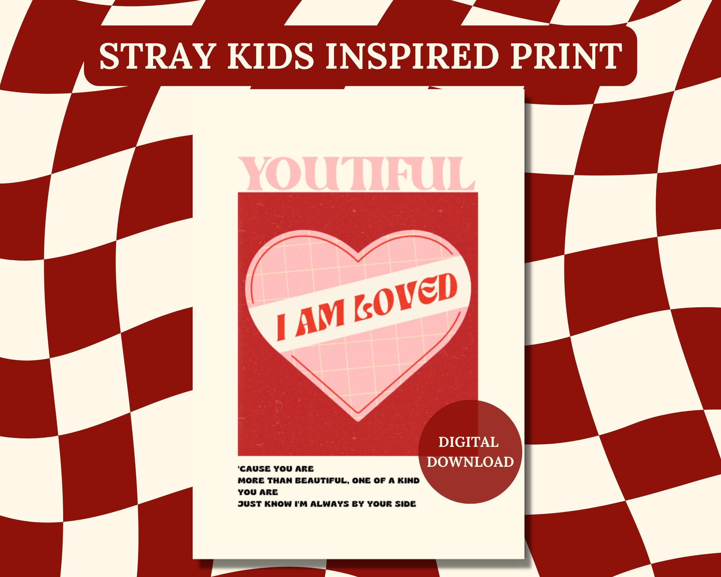 Stray Kids YOUTIFUL Set of 3 Digital Wall Print Kpop Art Poster - Etsy