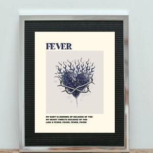 Enhypen FEVER - Digital Wall Print - Kpop Art Poster - Etsy