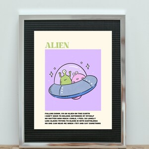 Stray Kids (HAN) ALIEN - Digital Wall Print - Kpop Art Poster - Etsy