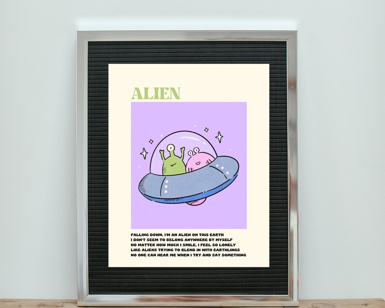 Stray Kids (HAN) ALIEN - Digital Wall Print - Kpop Art Poster - Etsy