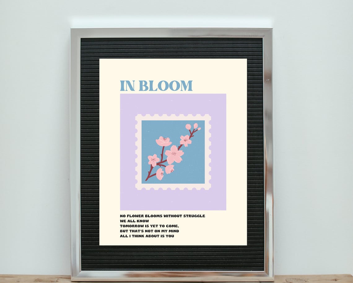Zerobaseone (ZB1) IN BLOOM - Digital Wall Print - Kpop Art Poster - Etsy