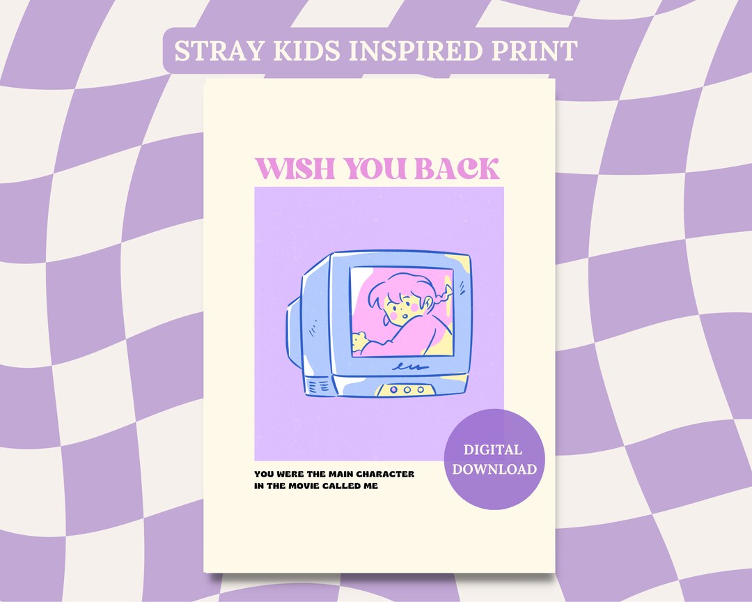 Stray Kids (han) WISH YOU BACK - Digital Wall Print - Kpop Art Poster ...