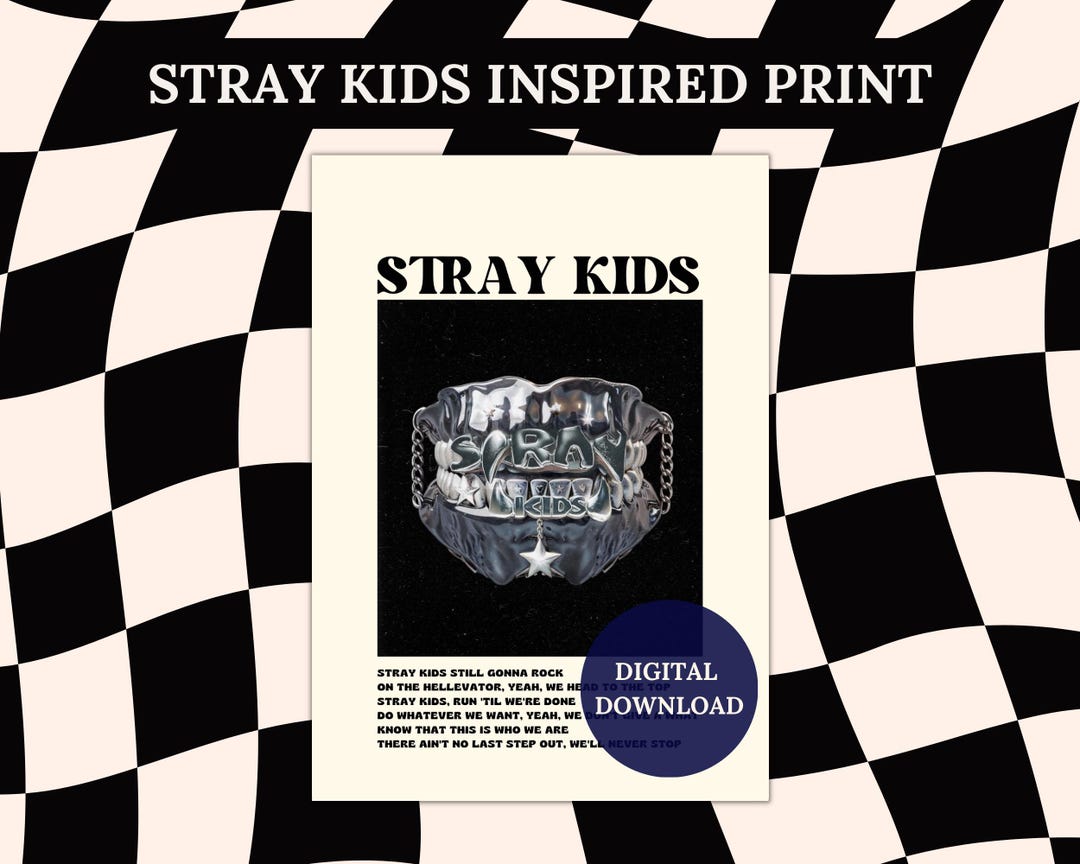 Stray Kids STRAY KIDS - Digital Wall Print - Kpop Art Poster - Etsy