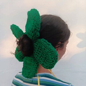 Sandy Flower Scrunchie Crochet Pattern - Etsy