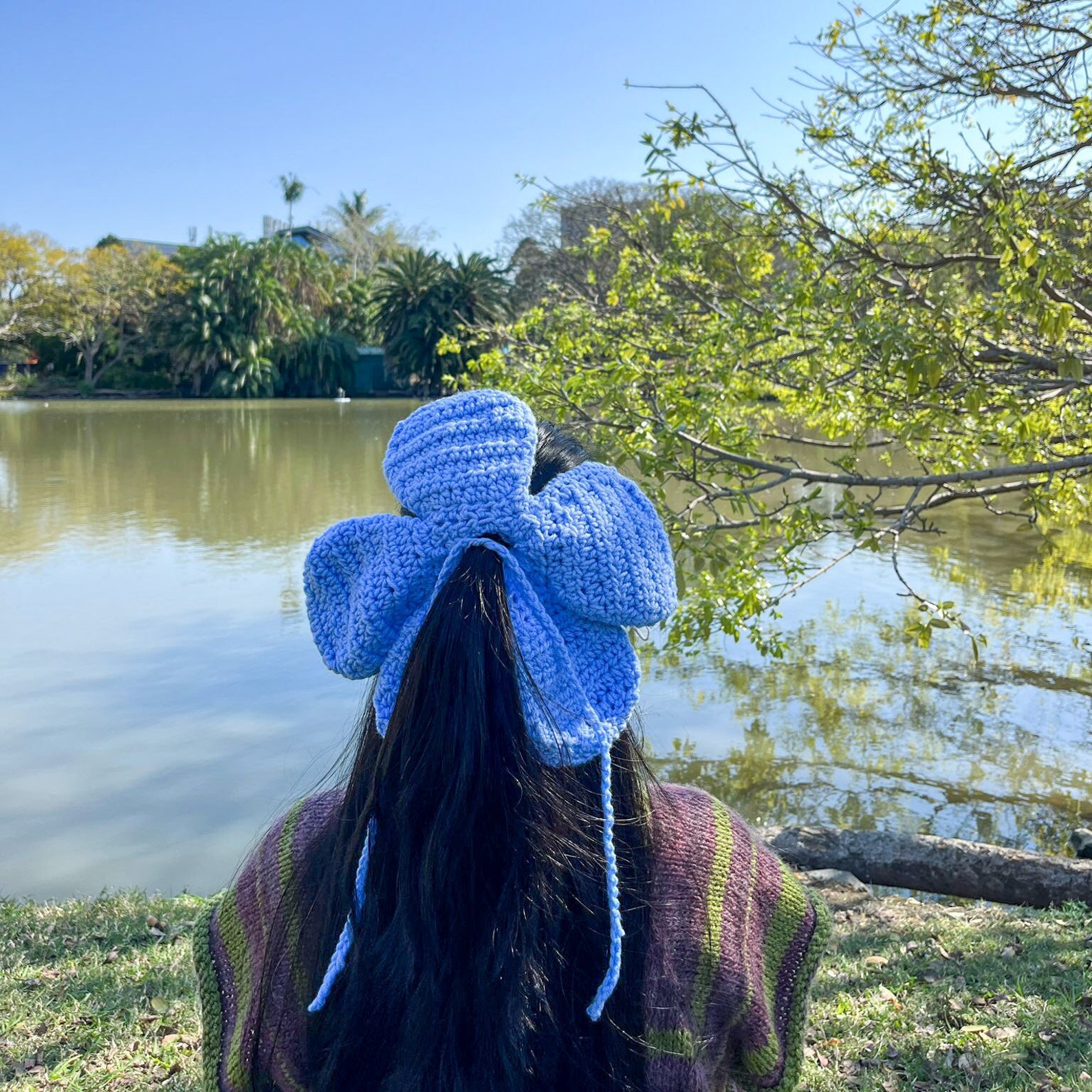Sandy Flower Scrunchie Crochet Pattern - Etsy