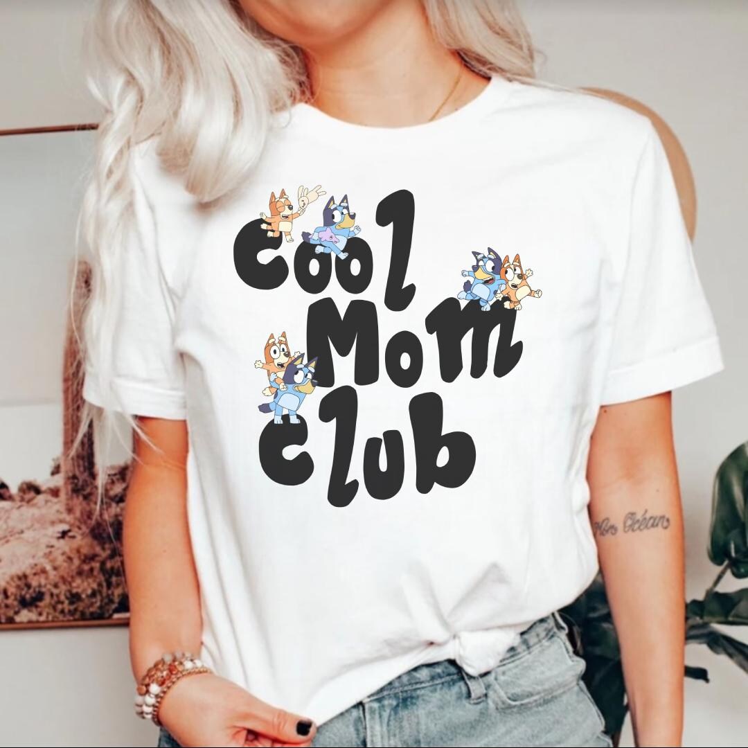 Bluey Mom, Bluey Shirt, Bluey Merch, Bluey Family Tshirt, Bluey Kids ...