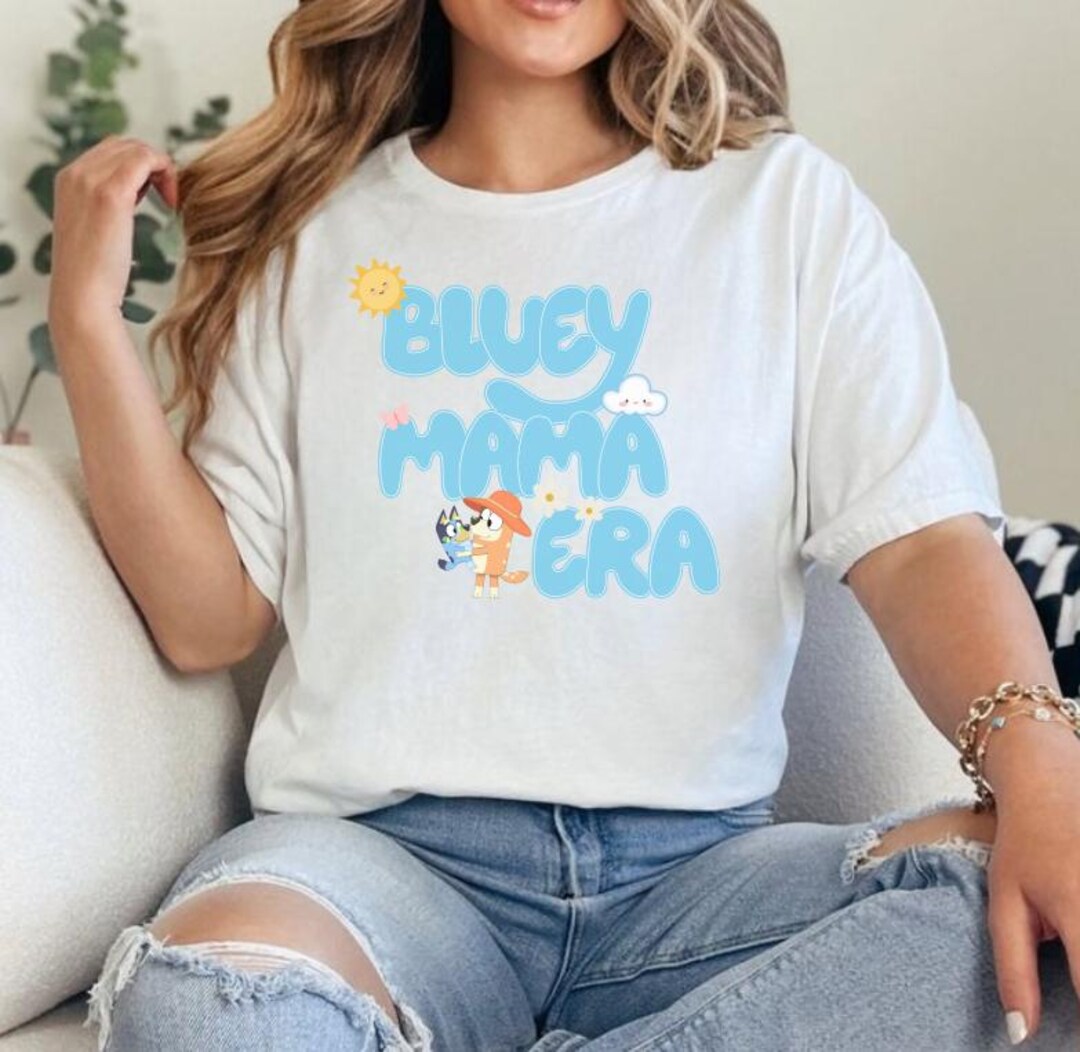 Bluey Mom, Bluey Shirt, Bluey Merch, Bluey Tee, Bluey Family Tshirt ...