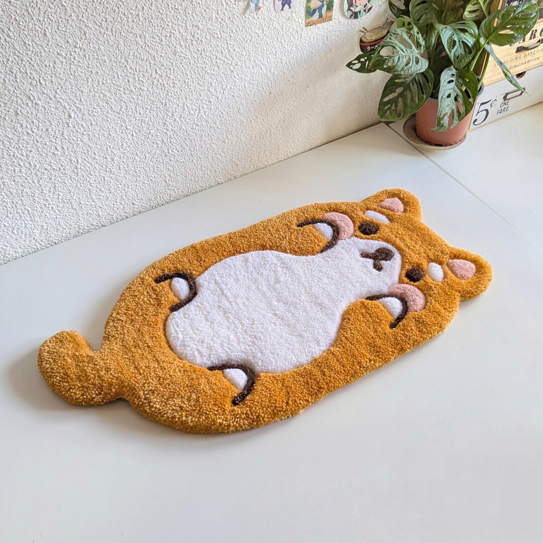 Shiba Inu Dog Rug - Etsy