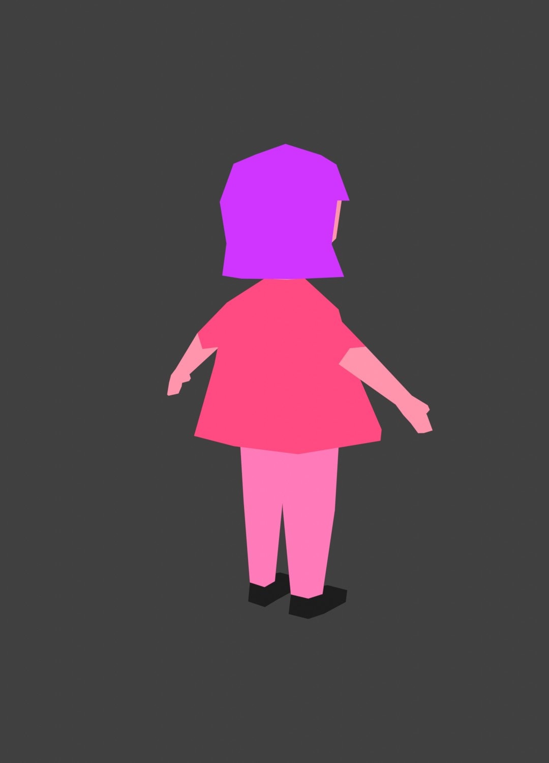 Low Poly 3D Blender Model – Cute Character Base File – (less Than a ...