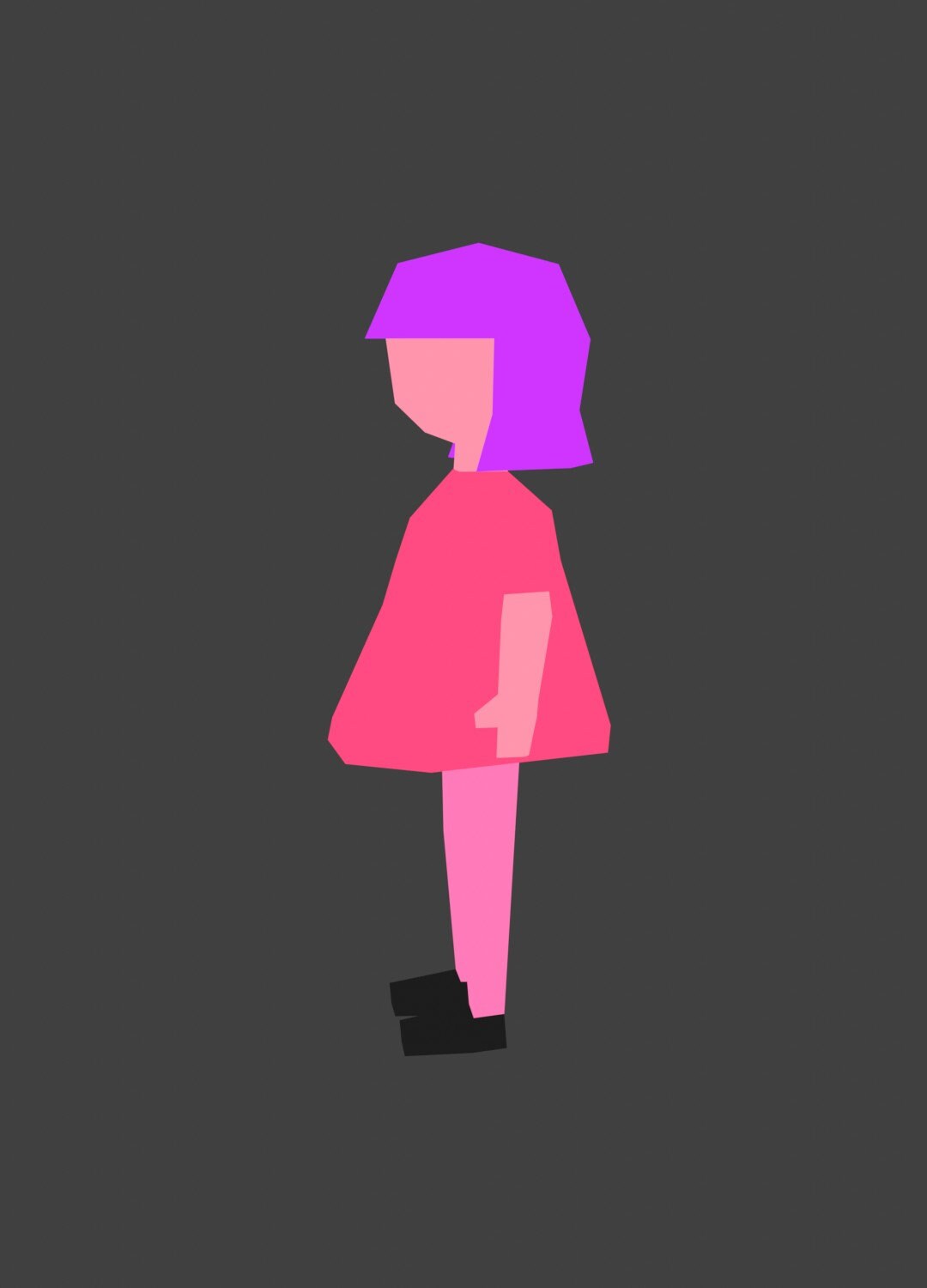 Low Poly 3D Blender Model – Cute Character Base File – (less Than a ...