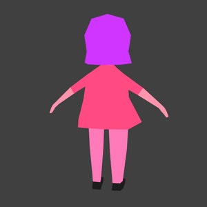 Low Poly 3D Blender Model – Cute Character Base File – (less Than a ...