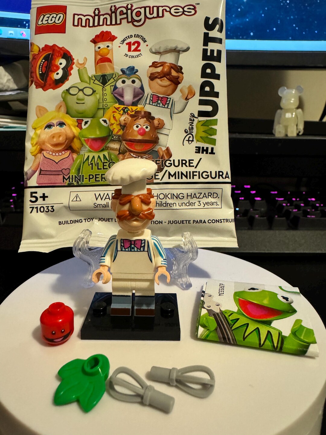 Swedish Chef LEGO® Muppet Minifigure 71033 New~ Collectible #11 ...