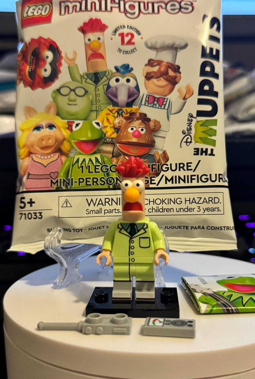 Beaker LEGO® Muppet Minifigure 71033 New- Collectible #3 (retired) - Etsy