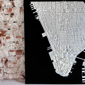Lower Manhattan | 3D Printed City Skyline | Modern Wall Decor | 39 ...