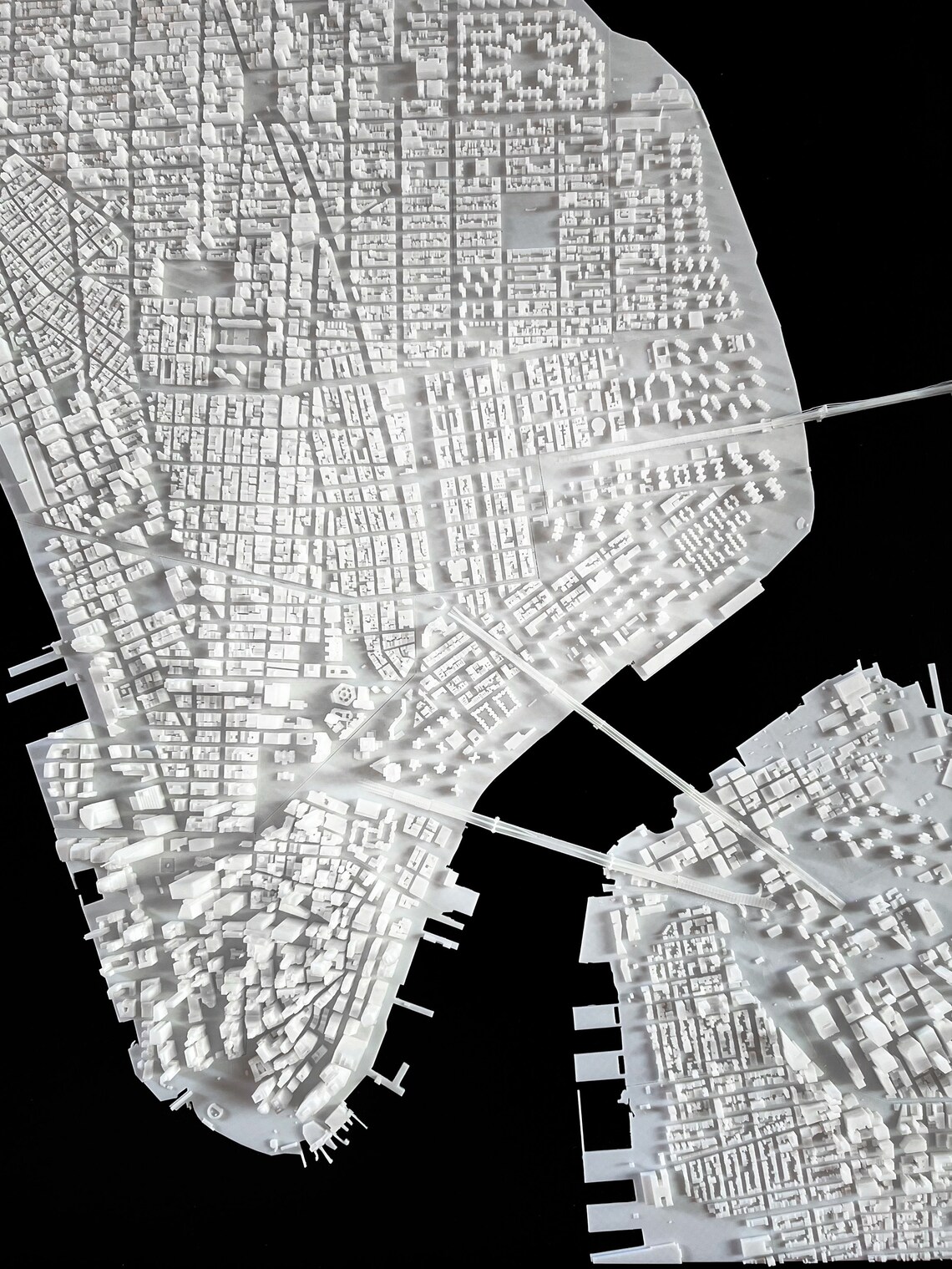 Lower Manhattan | 3D Printed City Skyline | Modern Wall Decor | 39 ...