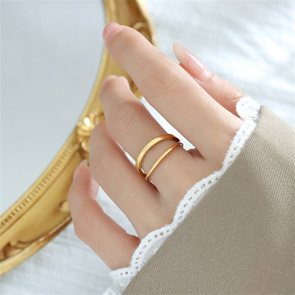 Simple Gold Ring - Etsy