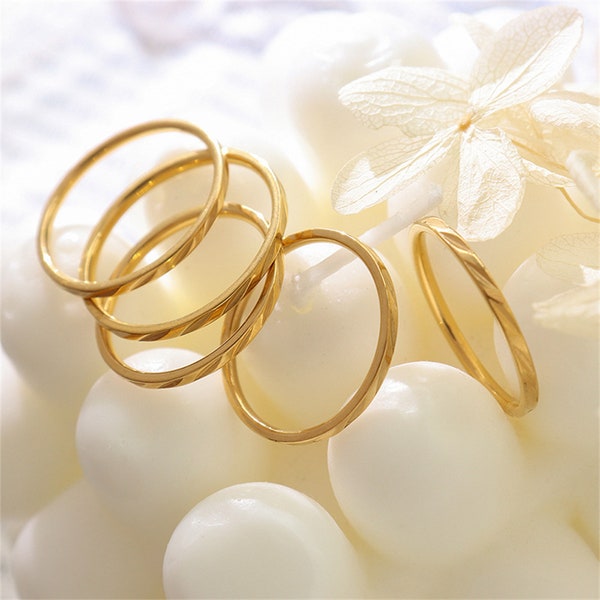 Simple Gold Ring - Etsy