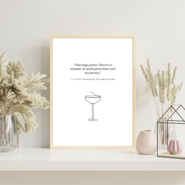 The Great Gatsby Quote - Etsy