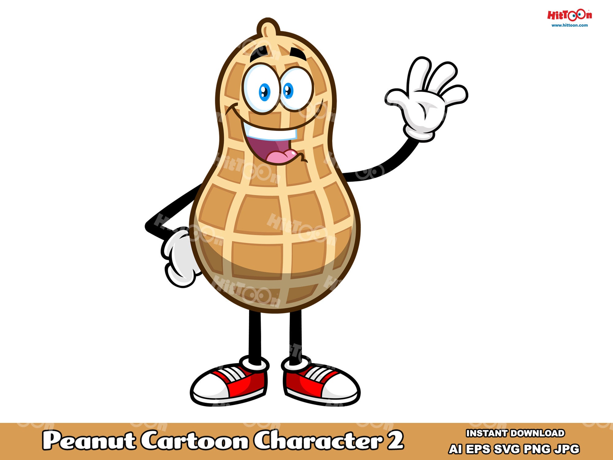 Peanut Vector Art