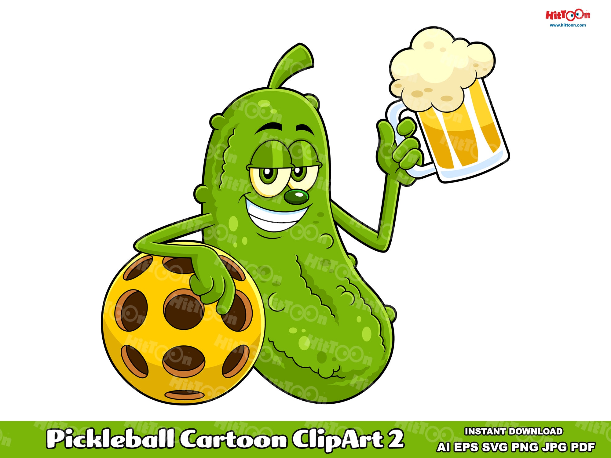 Happy Pickle Clipart