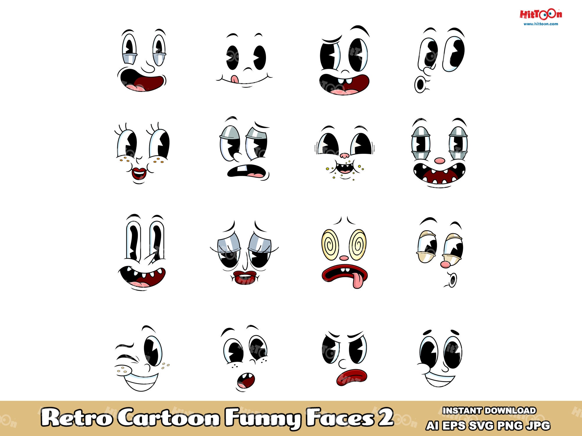 Crazy Faces Drawings