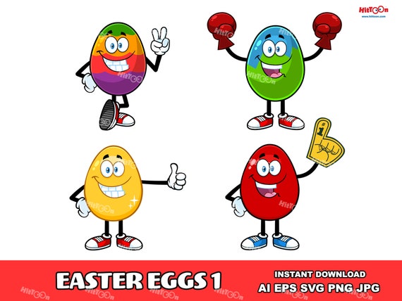 Cartoon Character Easter Eggs
