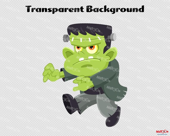 Frankenstein Walking Clipart