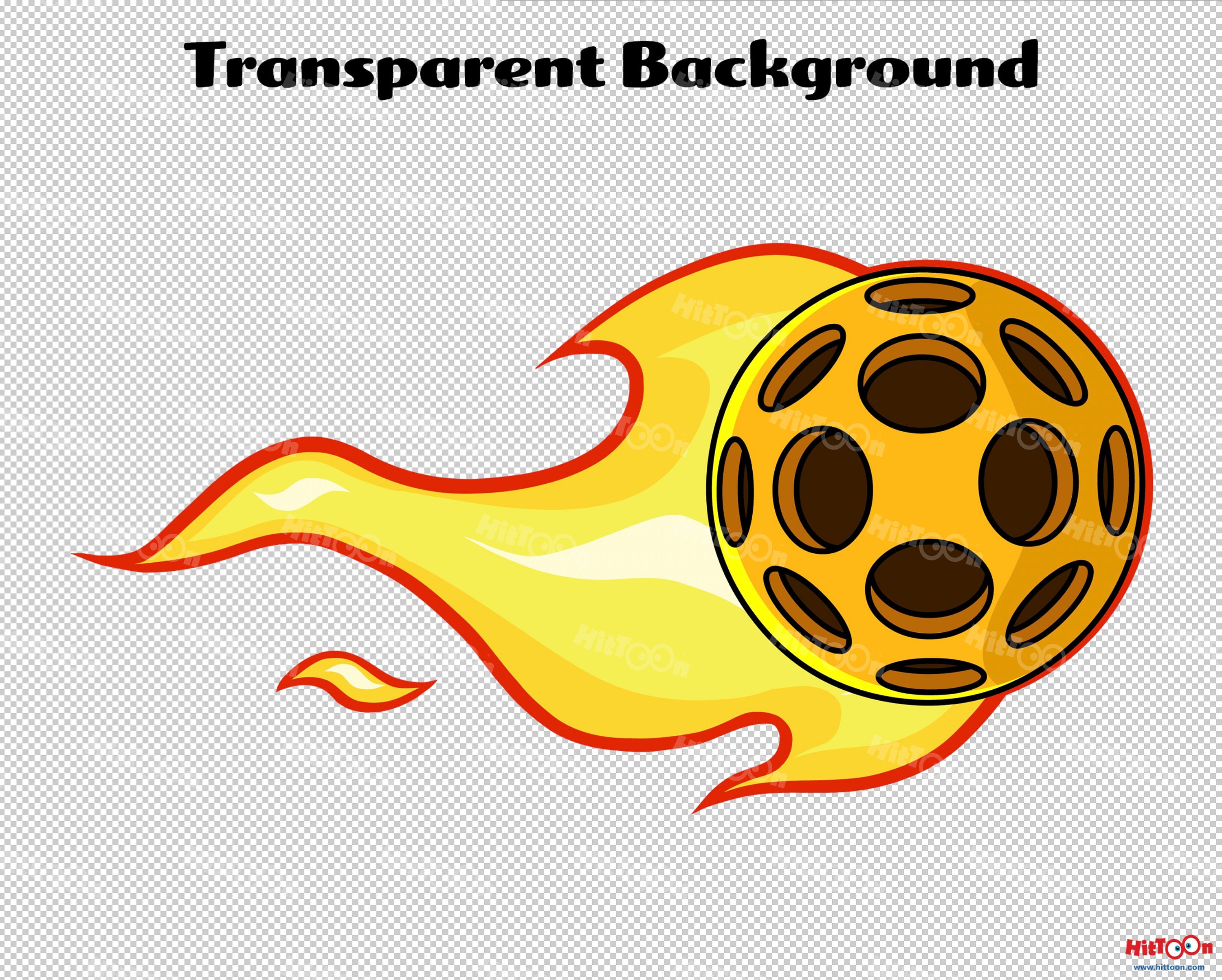 Flaming Pickleball Ball Clipart: Hand Drawn Vector (commercial Use) - Etsy