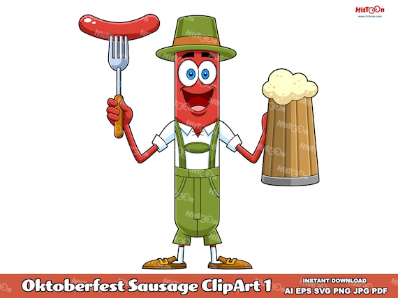 German Sausage Clipart