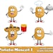 Potato Cartoon Mascot Clipart: Vector Graphic Bundle (commercial Use ...