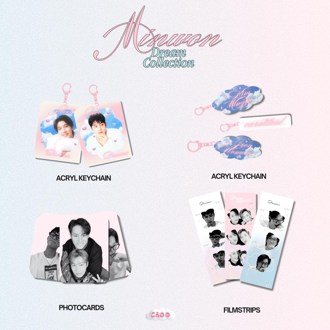Svt Minwon Dream Collection Keychain Seventeen Kpop Keyring Photocard ...