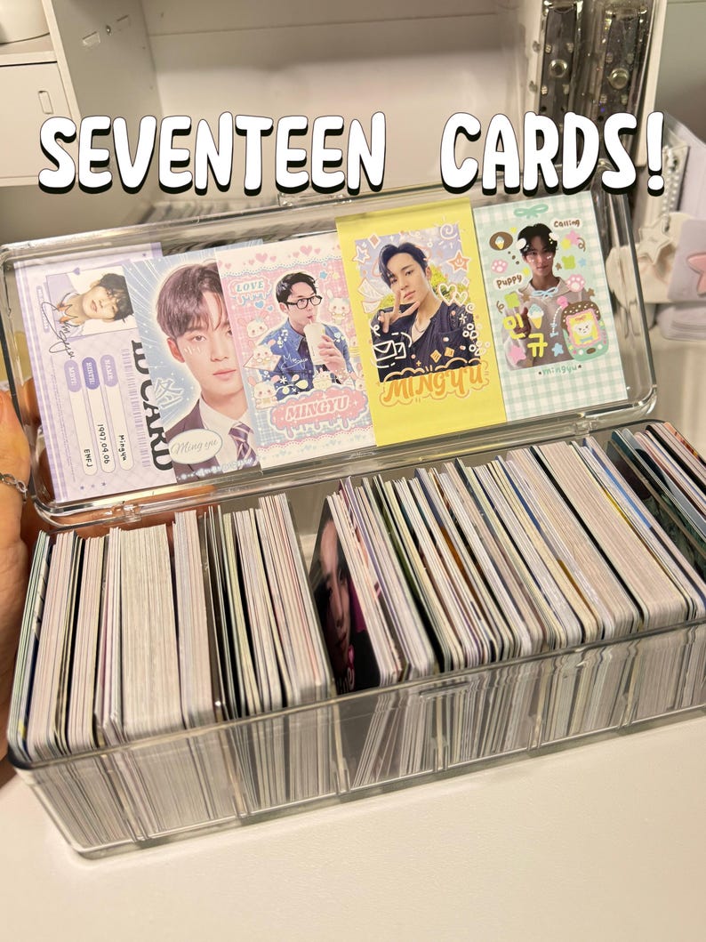 Seventeen K-pop Photocards Set - SVT Carat Fan Gift Pack - Etsy