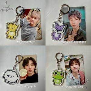 Unofficial Seventeen Miniteen Keychain | Kpop Photocard Holder Keychain ...