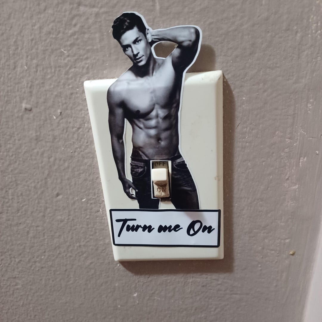 Sexy Light Switch Sticker - Turn Me On! - Etsy