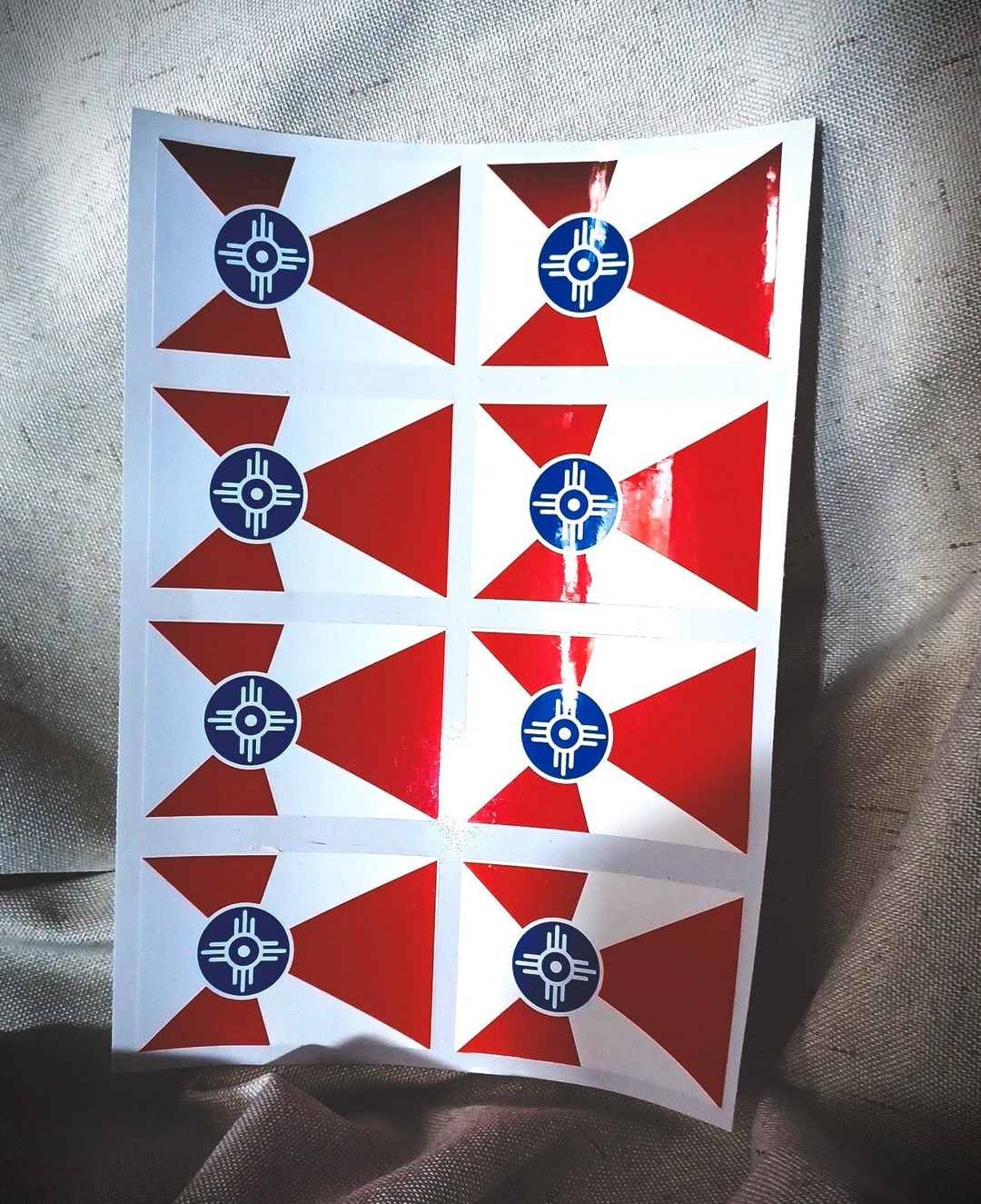 Wichita ICT Flag Stickers - Etsy