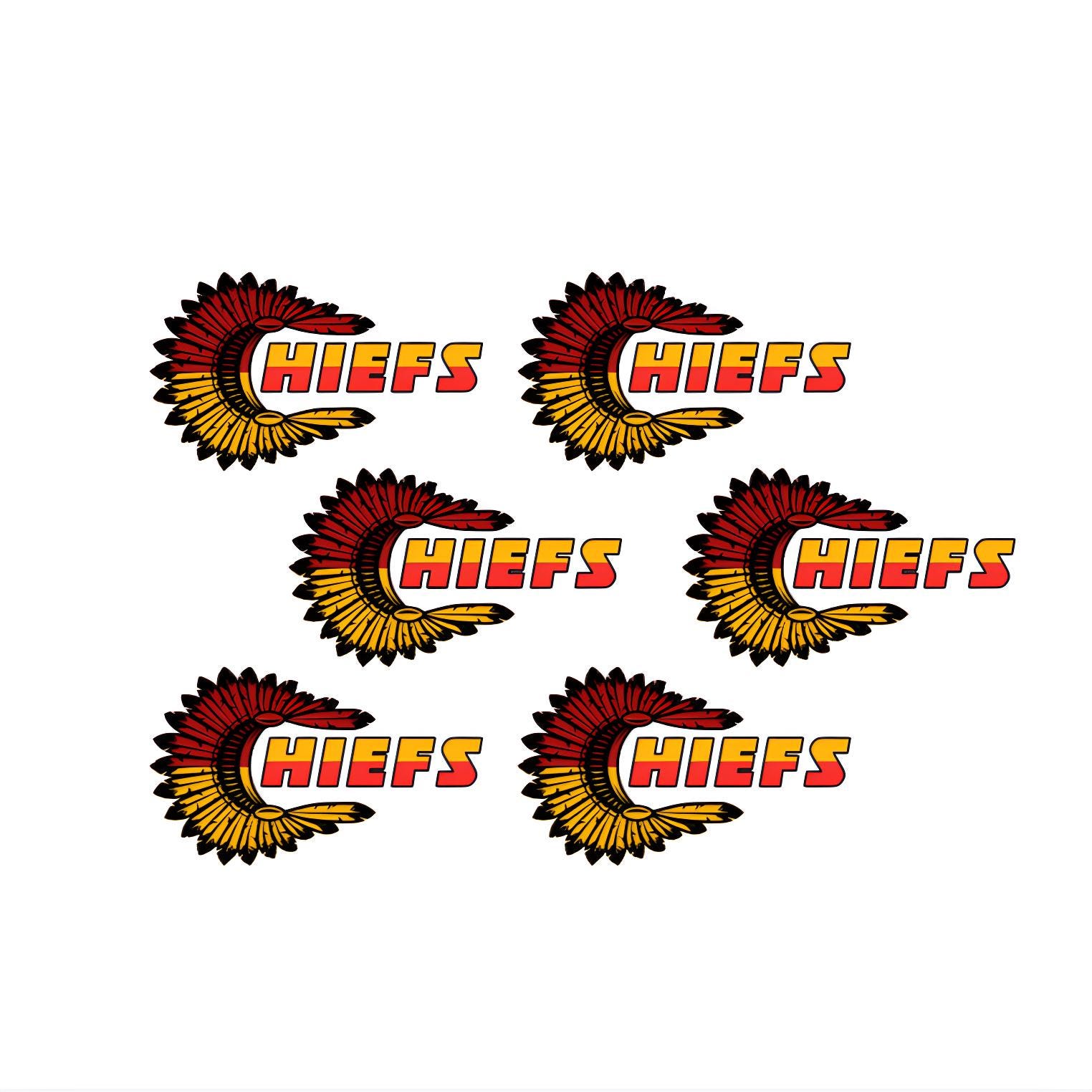 Assortment of Kansas City Chiefs Colorful Stickers--new! - Etsy