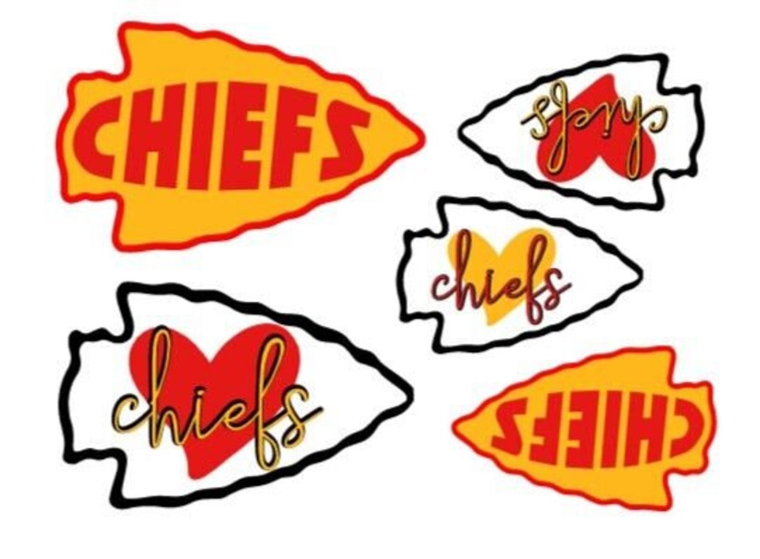 Kansas City Chiefs Arrowhead Sticker Bundle - Etsy