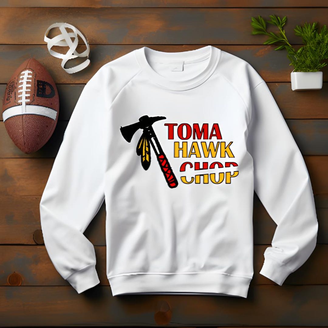 Kansas City Chiefs Tomahawk Chop Iron on Decal - Etsy