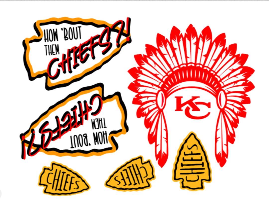 Kansas City Chiefs Sticker Bundle-- How 'bout Them Chiefs? - Etsy