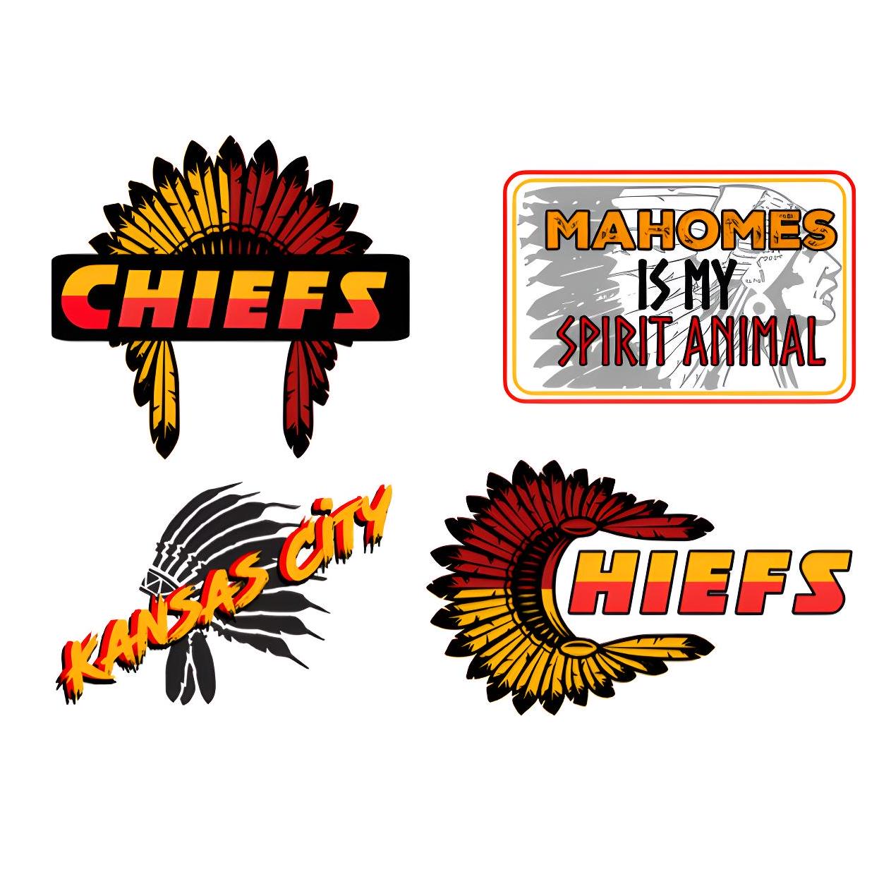 Assortment of Kansas City Chiefs Colorful Stickers--new! - Etsy