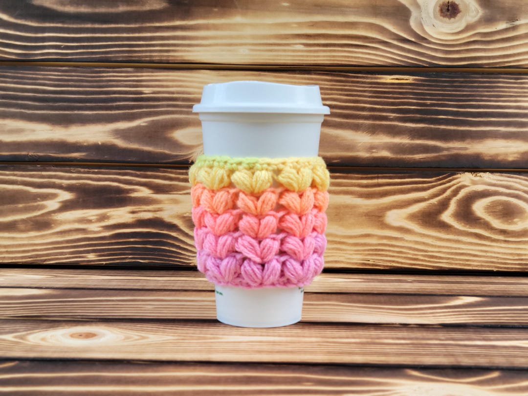 Spring Crochet, Crochet Cup Cozy PATTERN Only, Crochet Cup Cozy ...
