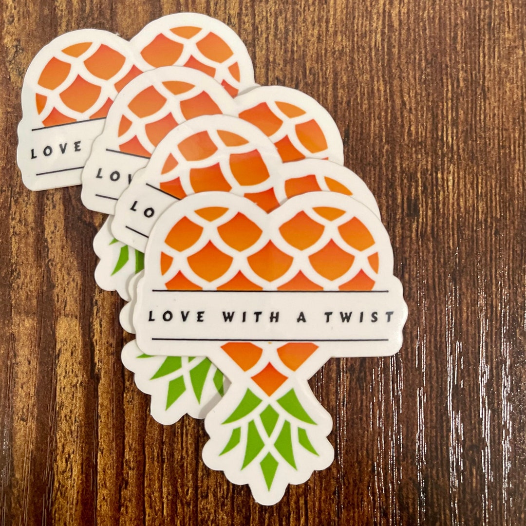 Love With a Twist Sticker Pack - Etsy