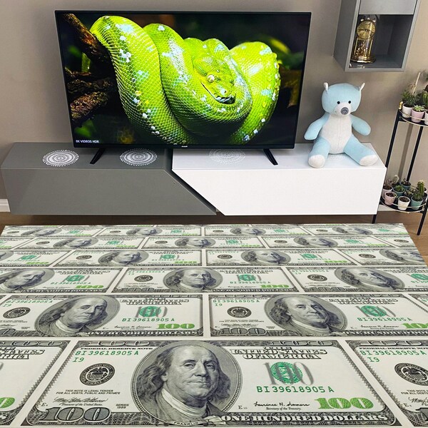 100 Dollars Bill Rug - Etsy
