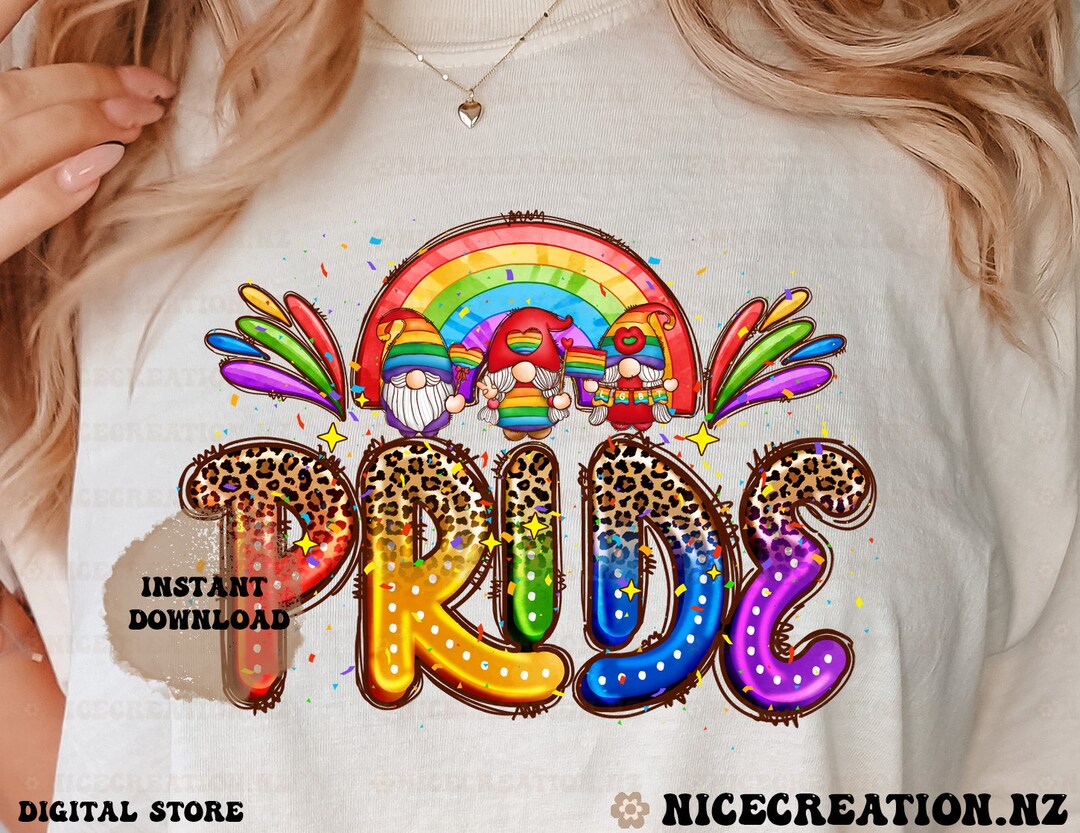 Western Lgbtq Pride Rainbow Png Sublimation Design, Lgbtq Png, Leopard ...