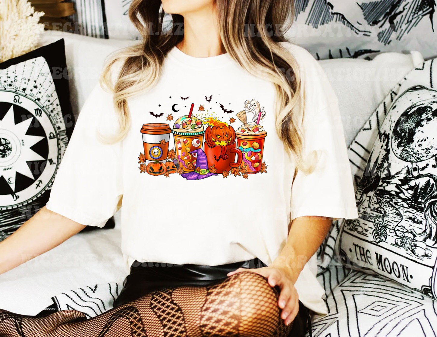 Horror Coffee Svg Png Halloween Coffee Png Fall Latte Png - Etsy