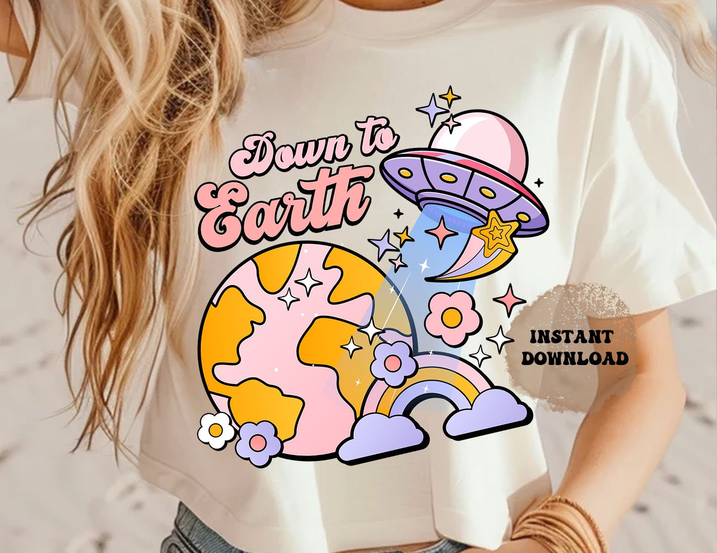 Down to Earth Png Sublimation Design Download, Space Png, Jupiter Png ...