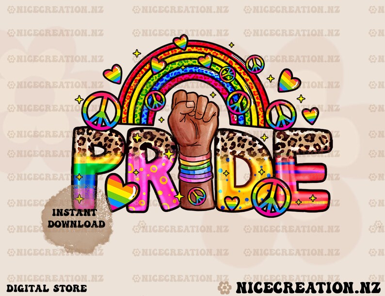 Western Lgbtq Pride Rainbow Png Sublimation Design, Lgbtq Png, Leopard ...
