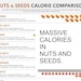 Nut & Seed Calorie Chart: Nutrition Comparison (digital Download) - Etsy